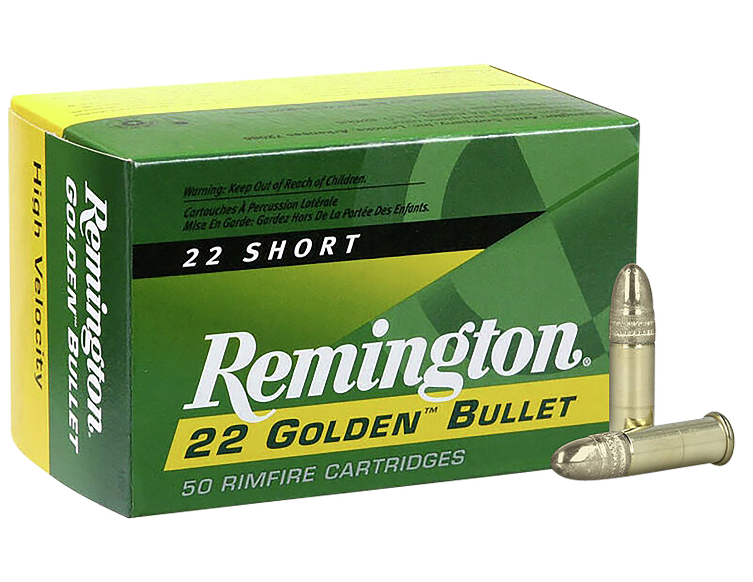 Remington Ammunition 21000 Golden Bullet 22 Short 29 Gr Plated Lead Remington Ammunition 21000 Golden Bullet 22 Short 29 Gr Plated Lead