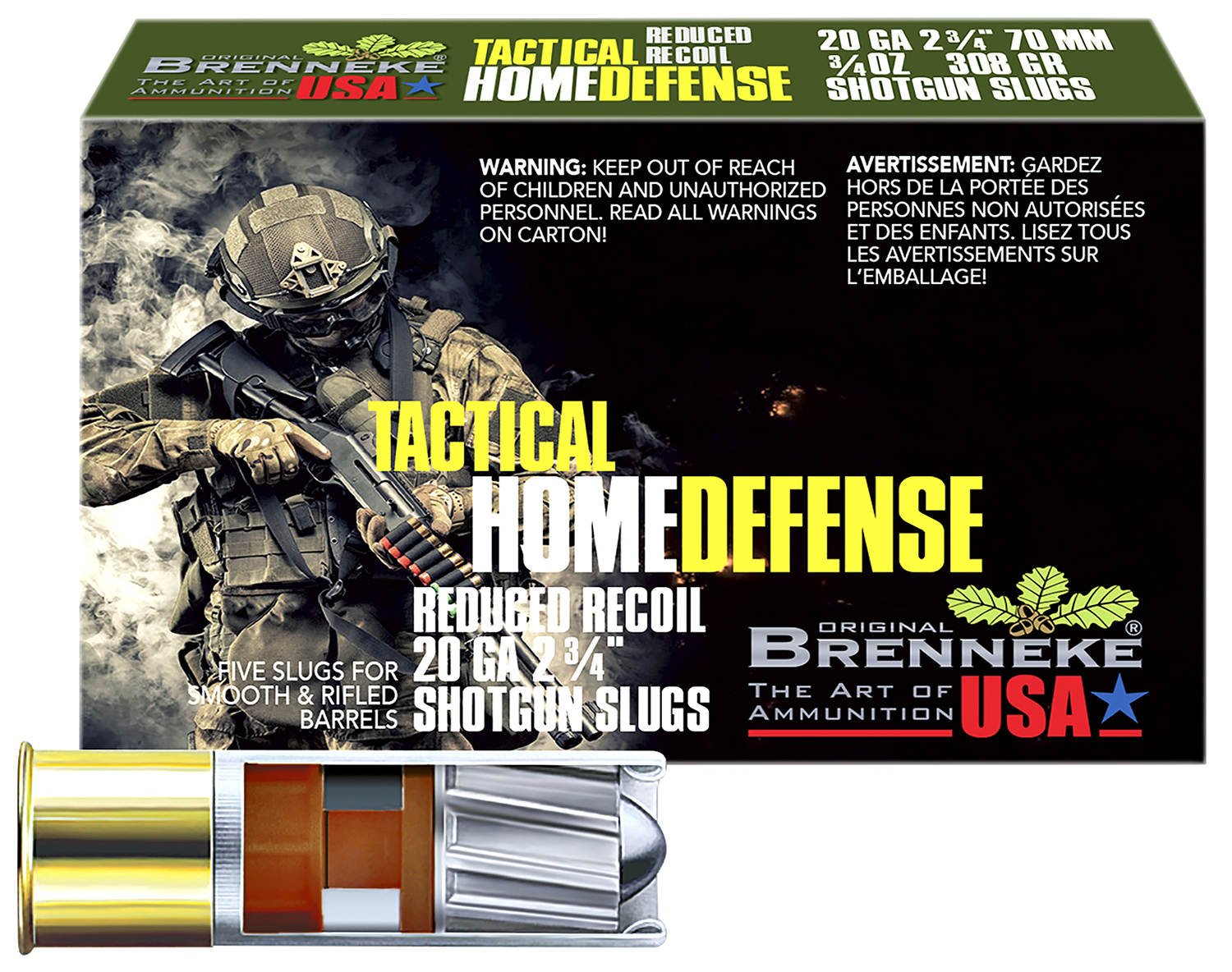 Brenneke SL202THD THD Home Defense 20 Gauge 2 75 3 4 Oz Slug Shot 5 brenneke-sl202thd-thd-home-defense-20-gauge-2-75-3-4-oz-slug-shot-5
